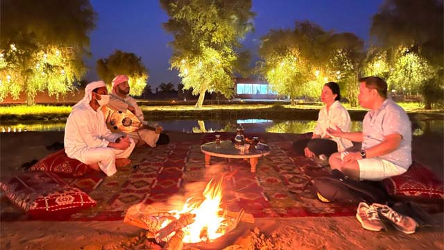 Storytelling in Evening Desert Safari Camps Experience